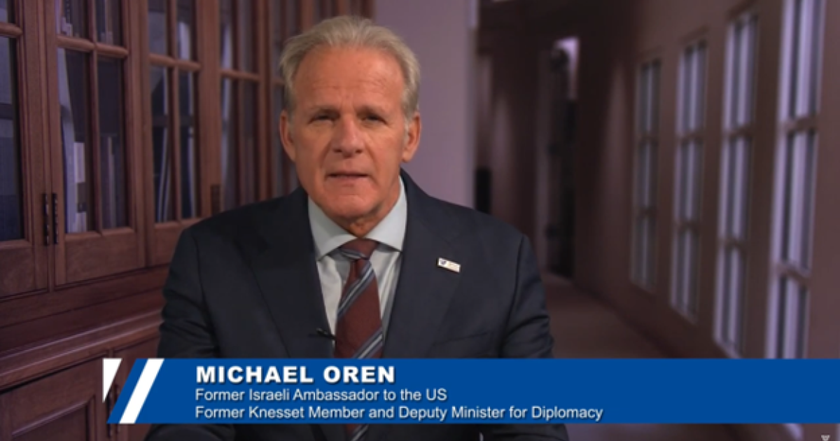 Former Israeli Ambassador to the US, Michael Oren, Named Wilson Center ... Former Israeli Ambassador to the US, Michael Oren, Named Wilson Center ...